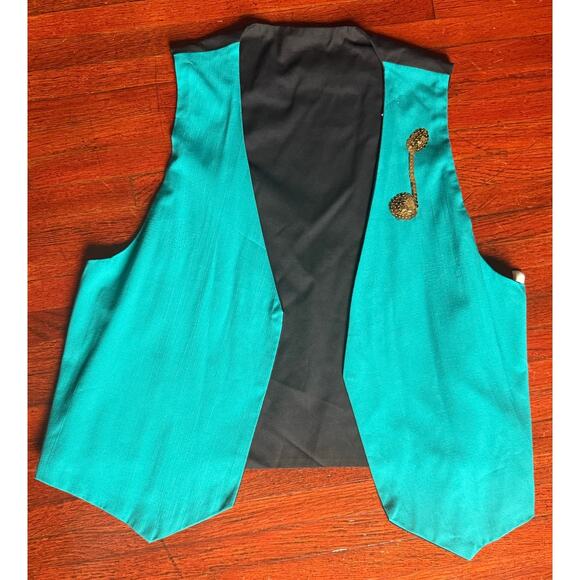 American Vintage | Jackets & Coats | Vintage 8s 90s Teal Green Gold ...